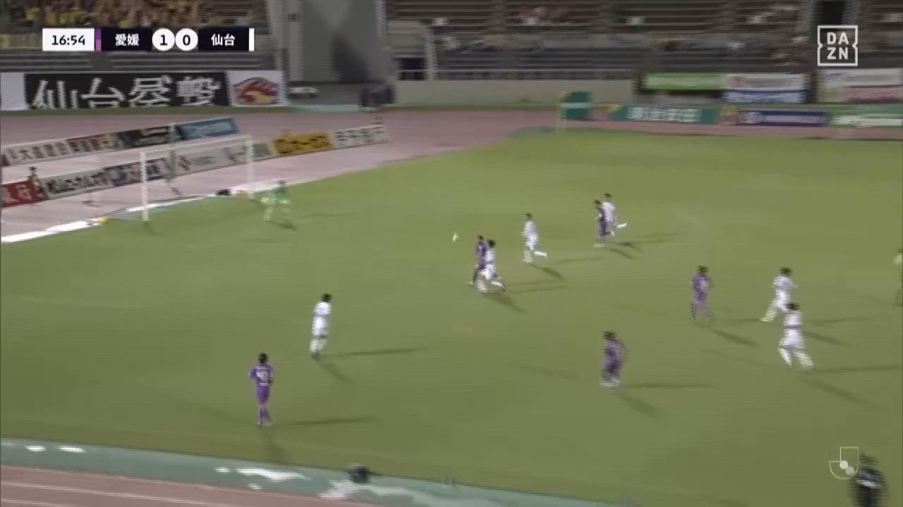 Jリーグ - J2 第28節 愛媛FC vs. ベガルタ仙台 - 試合経過 - スポーツナビ