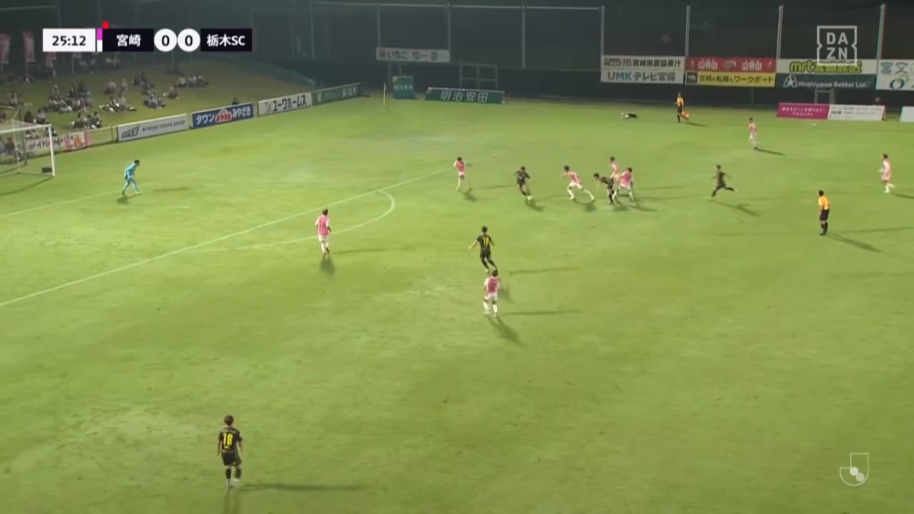 【動画】明治安田J3【第26節】宮崎 vs 栃木SC ダイジェスト - スポーツナビ「DAZN Jリーグ」