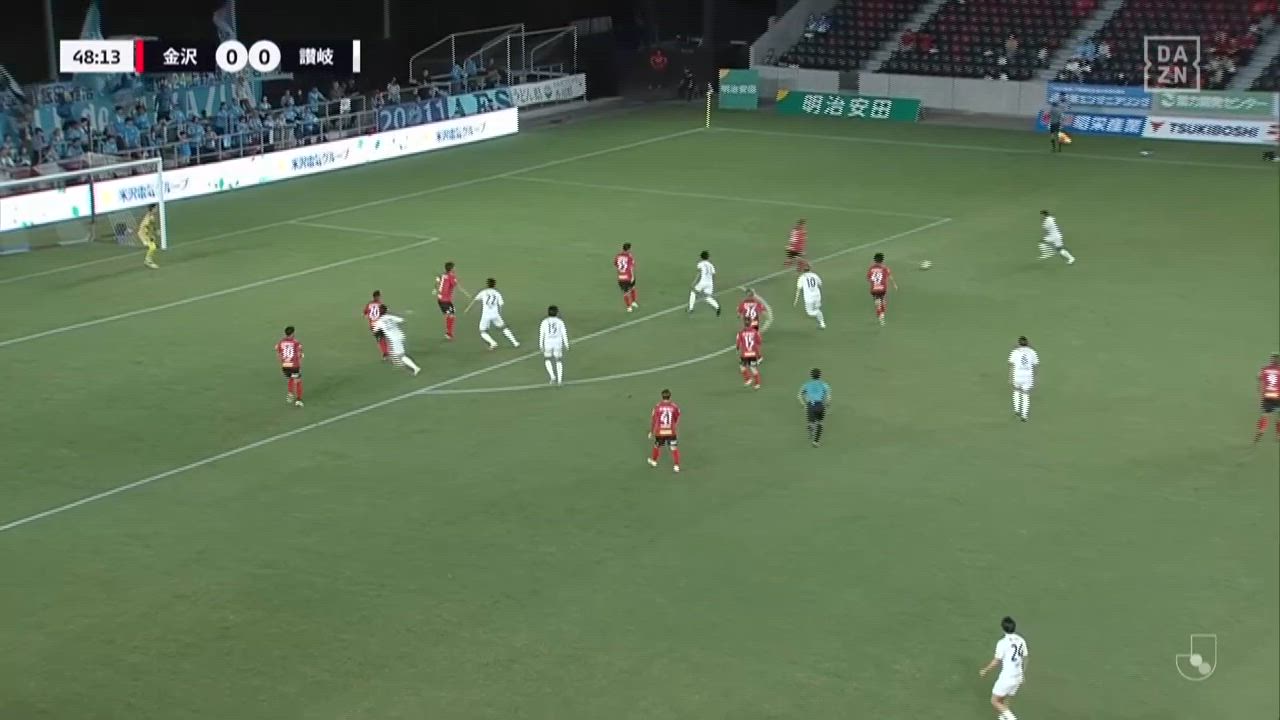 【動画】明治安田J3【第29節】金沢 vs 讃岐 ダイジェスト - スポーツナビ「DAZN Jリーグ」