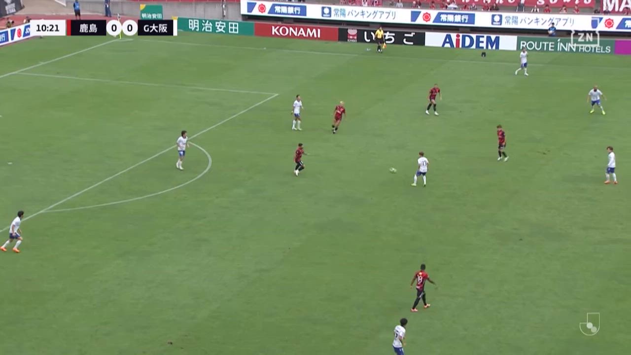 Jリーグ - J1 第33節 鹿島アントラーズ vs. ガンバ大阪 - 試合経過 - スポーツナビ