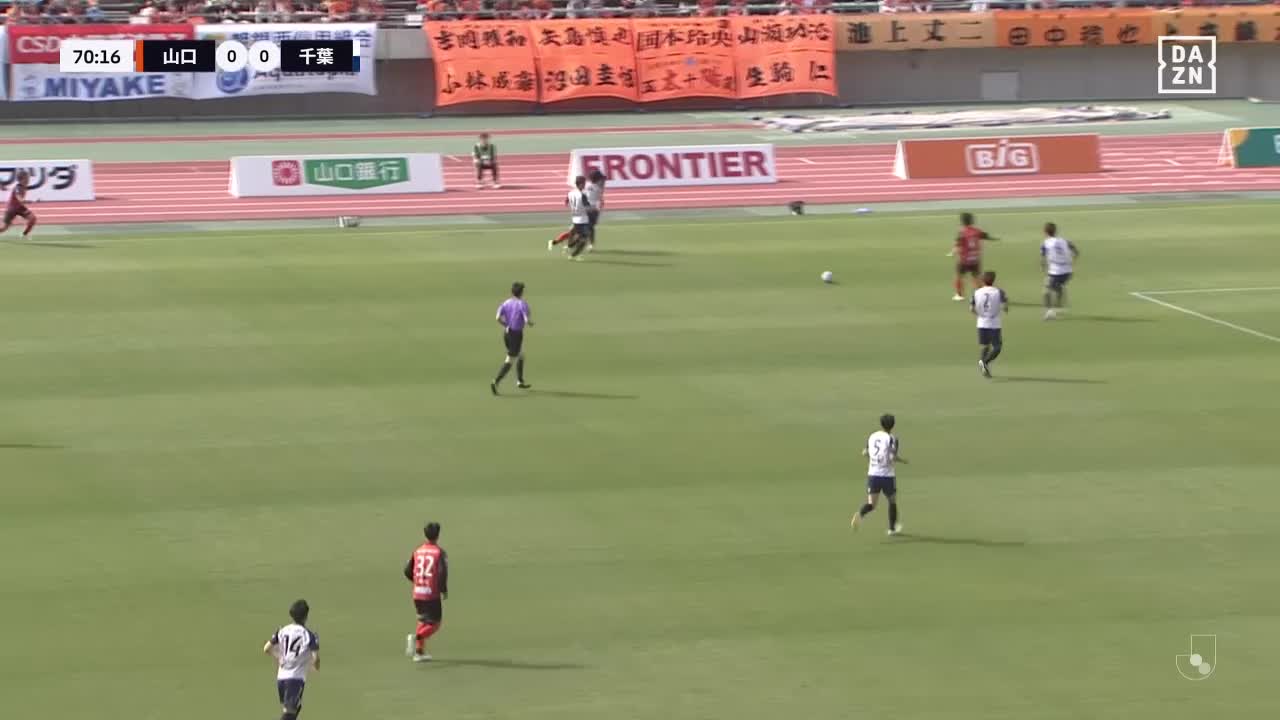 Jリーグ - J2 第13節 レノファ山口FC vs. ジェフユナイテッド千葉 - 試合経過 - スポーツナビ